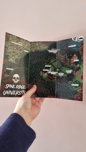 Spine Ridge University Map – Clarissa Wild Store